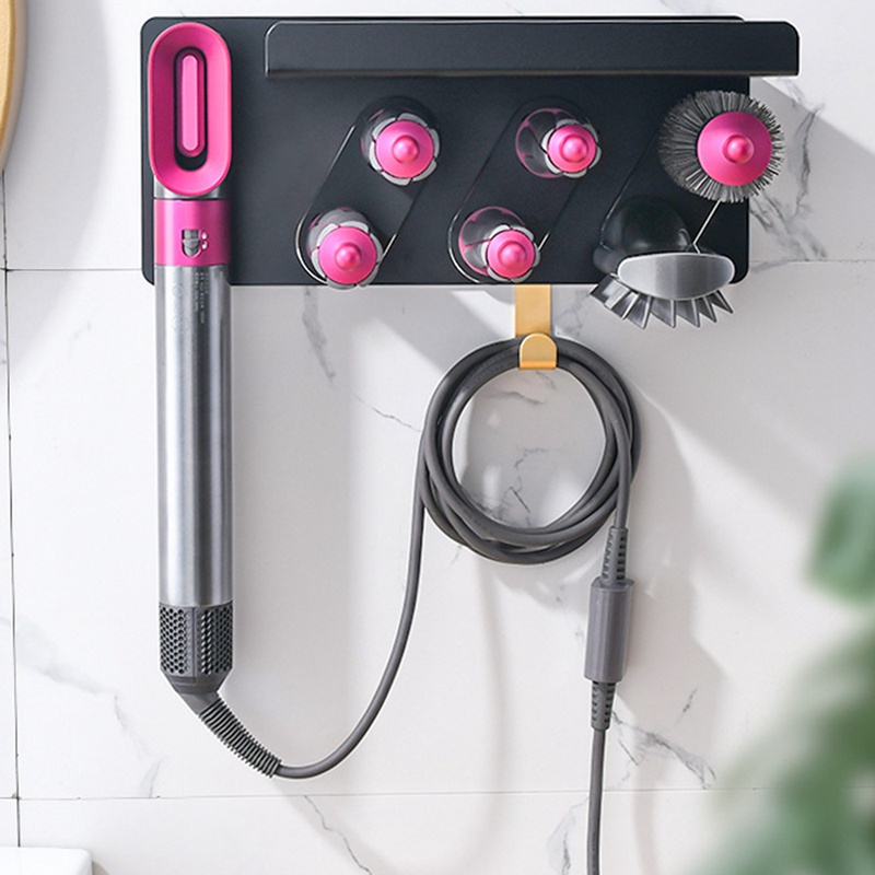 Suitable For Dyson Curling Iron Storage Rack Free Punch Dyson Hair ...