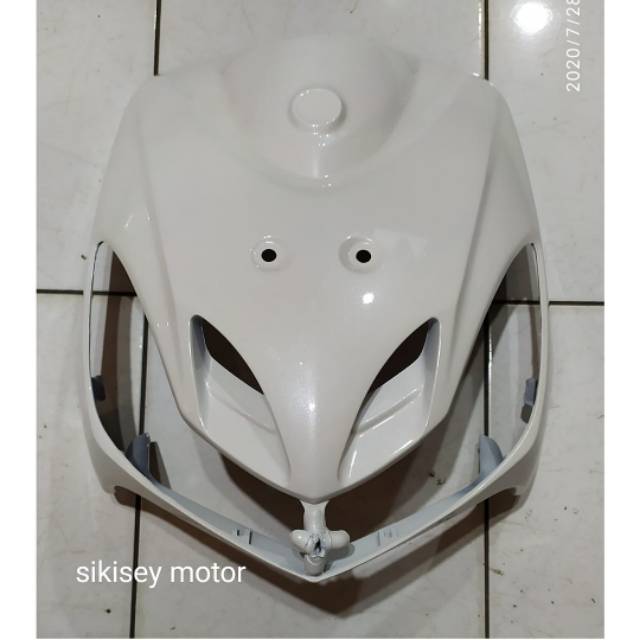 ฝาครอบโล่ด้านหน้า Mio 08. สีขาว - sikiseymotor99.th - ThaiPick