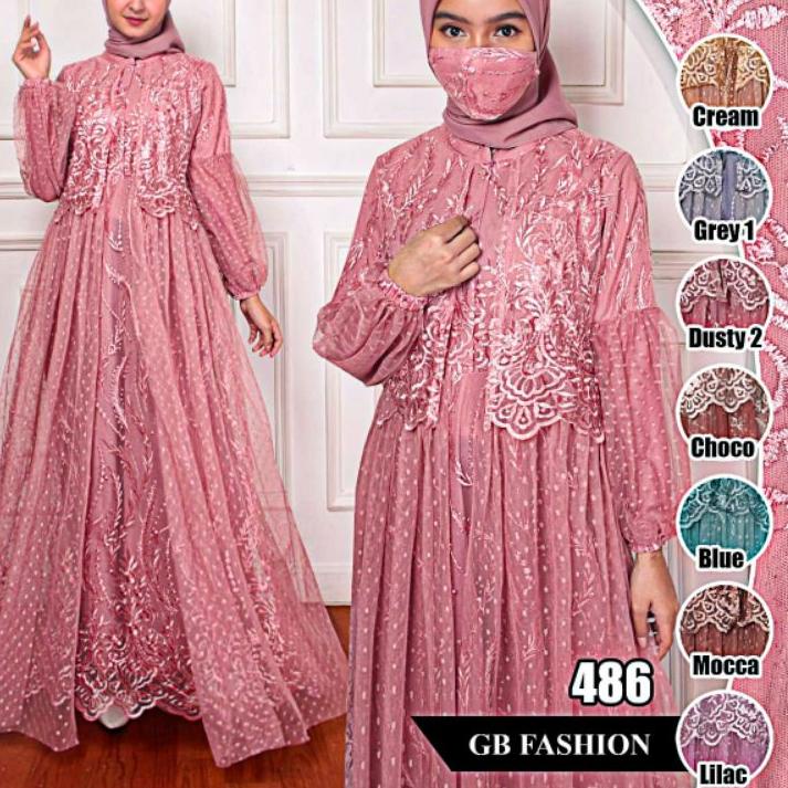 Gamis TILE ลูกโป่ง / GAMIS TUTU ลายจุดกระเบื้อง GAMIS / GAMIS / BRUKAT ...
