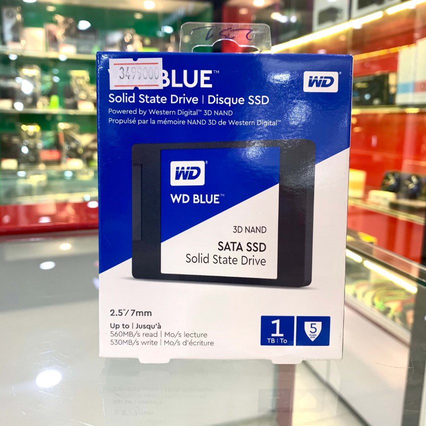 (ส่งจากกรุงเทพ) Western Digital 250GB 500GB 1TB SSD (เอสเอสดี) WD BLUE 3D NAND SATA WDS250G2B0A ...