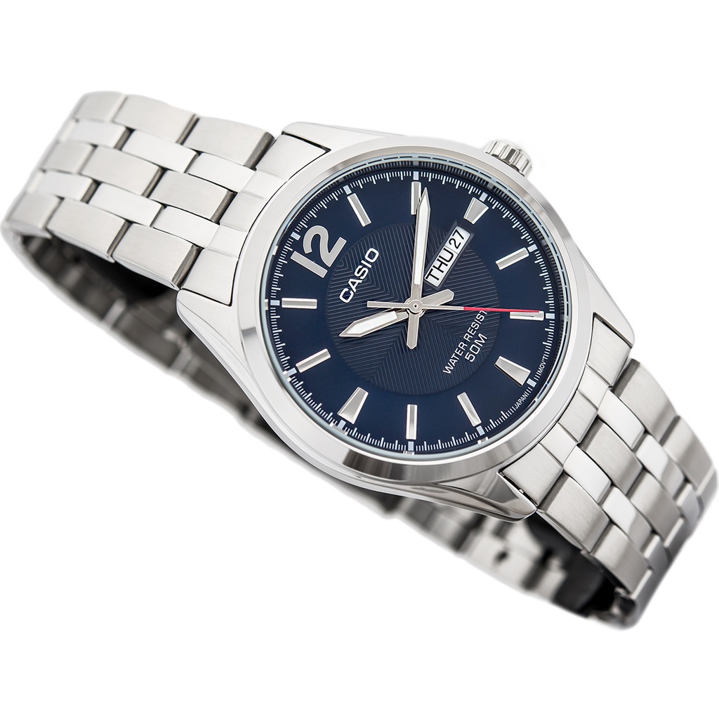 Casio นาฬิกาข้อมือผู้ชาย สายสแตนเลส รุ่น MTP-1335 ของแท้ประกันศูนย์ CMG ...