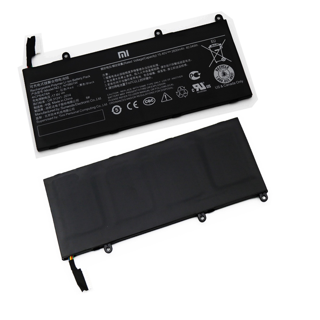 Xiaomi 15.6 inch N15B01W TM1802 AD N C TM 1709 1703 TiMi laptop battery ...
