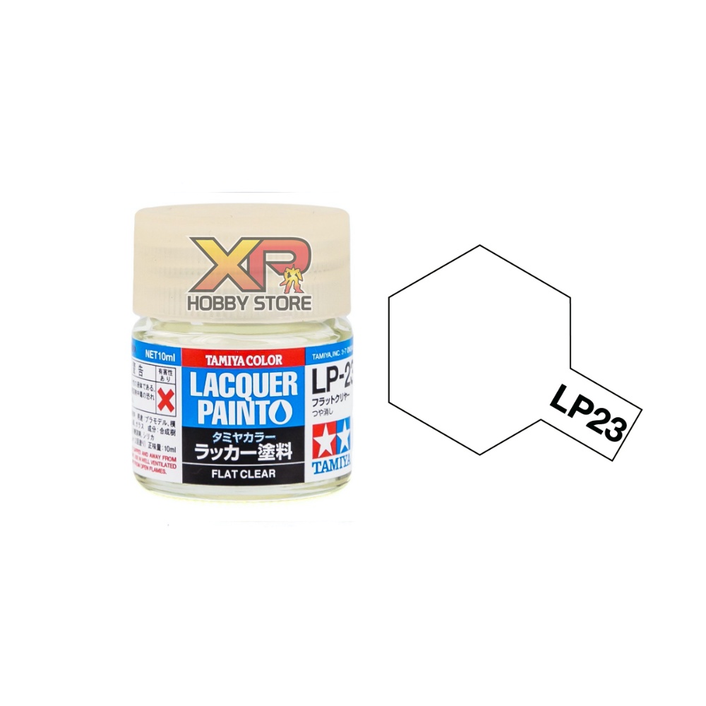 ♕♈Tamiya Lacquer Paint LP-23 Flat Clear 10ml - aj3g5kti64 - ThaiPick