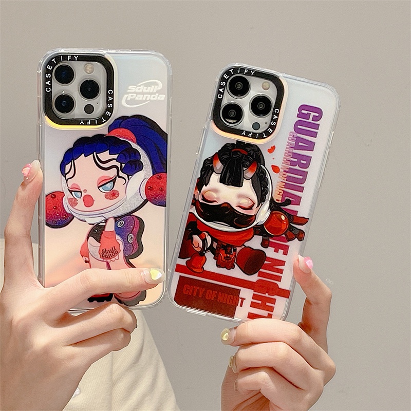 Casetify เคสโทรศัพท์มือถือ TPU กันกระแทก ลายเลเซอร์ POPMART สําหรับ ...