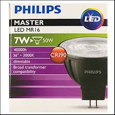 PHILIPS # LED MR16 12V 7W 4000K /3000K 36D GU5.3 Dimmable | Shopee Thailand