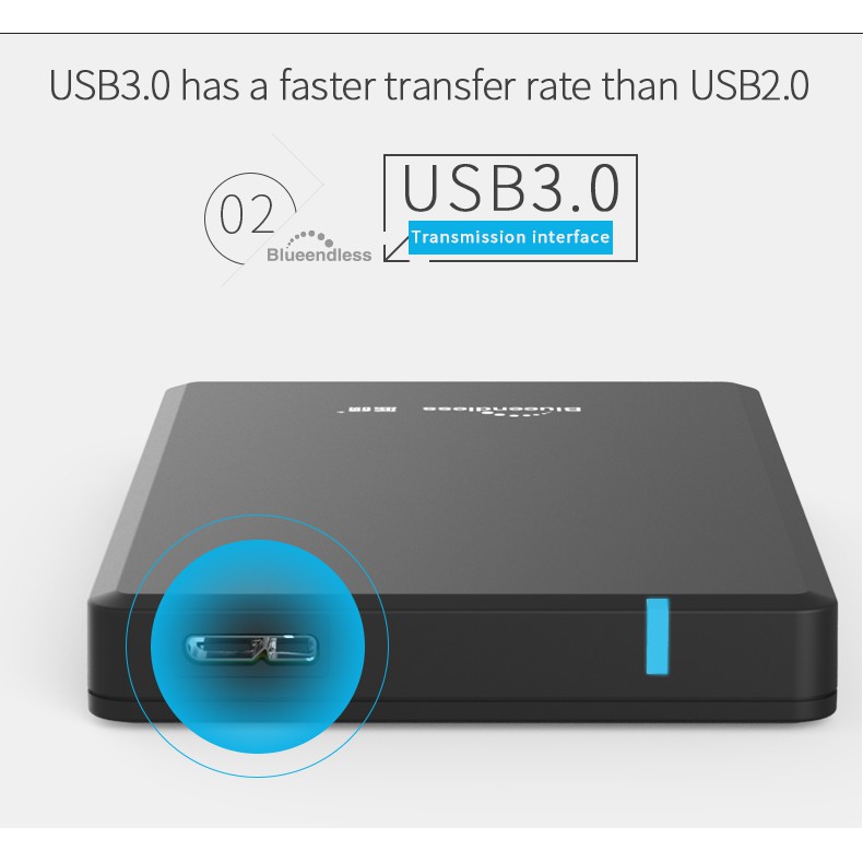 USB 3.0 Portable External Hard Drive Disk 2.5" 80GB 120GB 160GB 250GB ...