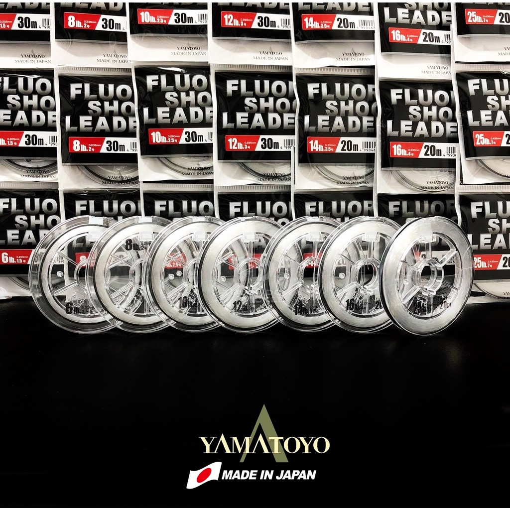 YAMATOYO FAMELL FLUORO SHOCKLEADER 100% สายช็อคหน้า นุ่ม เหนียว ใส Made In Japan อย่างจ๊าบบบบบ ...