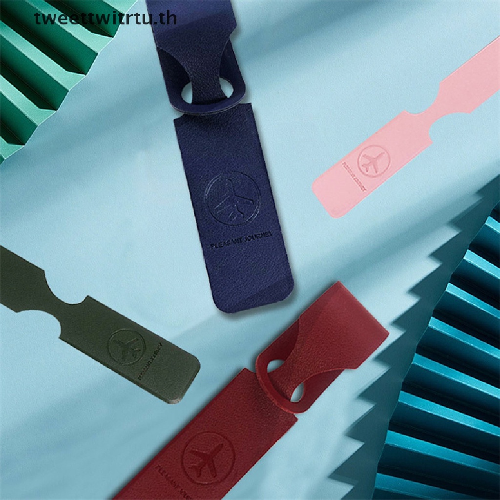 Trtu ป้ายแท็กชื่อ ID หนัง PU แบบพกพา สร้างสรรค์ อุปกรณ์เสริม สําหรับ ...