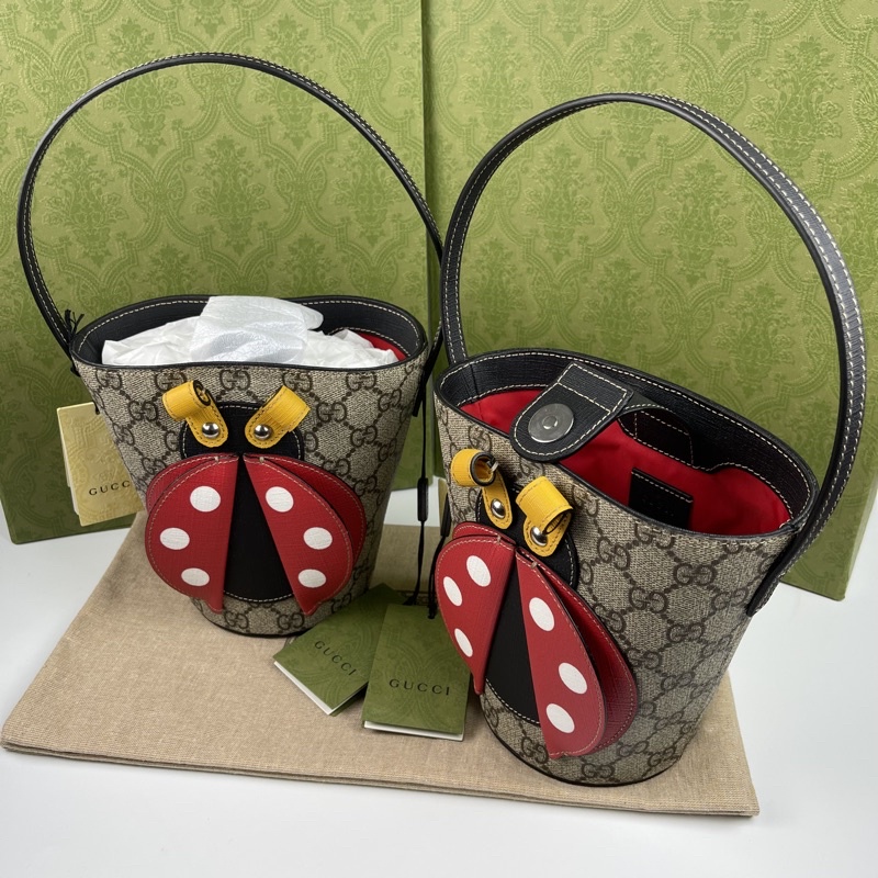 New Gucci Ladybug Bucket Bag | Shopee Thailand