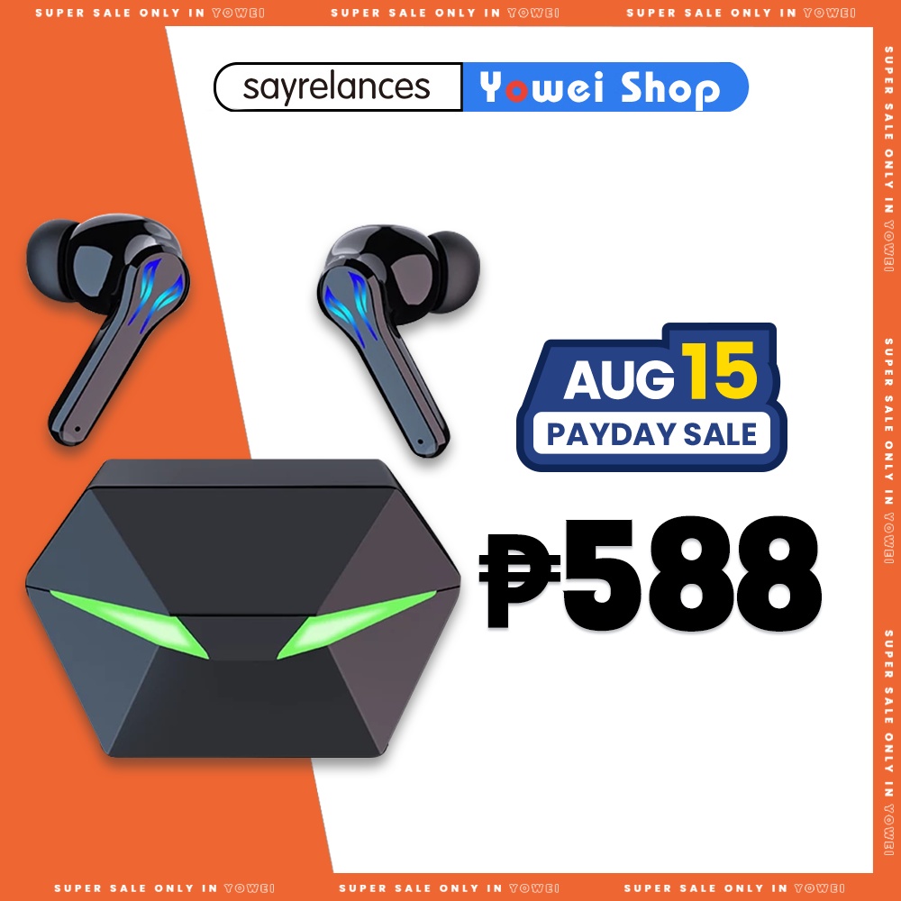 Sayrelances Gaming Earbuds Earphones Wireless Earbuds Bluetooth ...