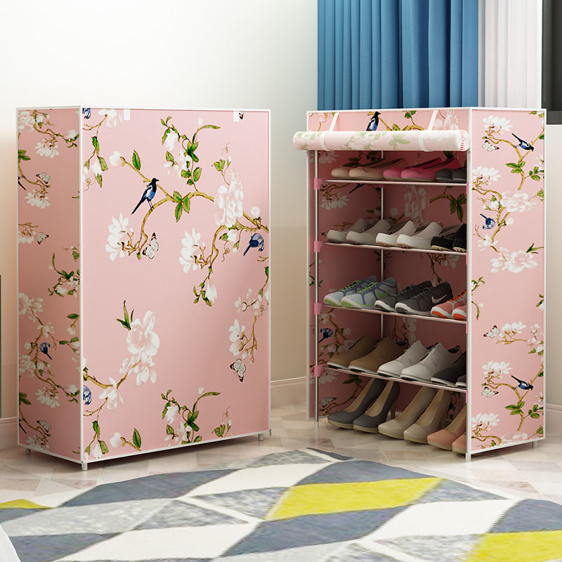 Bamboo Shoe Rack Simple Multi-Layer Shoe Rack Shoe Cabinet Solid Wood ...