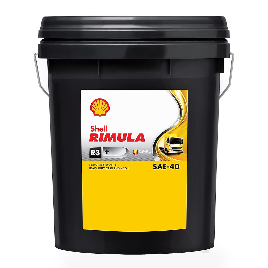 น้ำมันเครื่อง เชลล์ Rimula R3+ SAE 40 /20L. , Shell Rimula R3+ #40 /20L ...