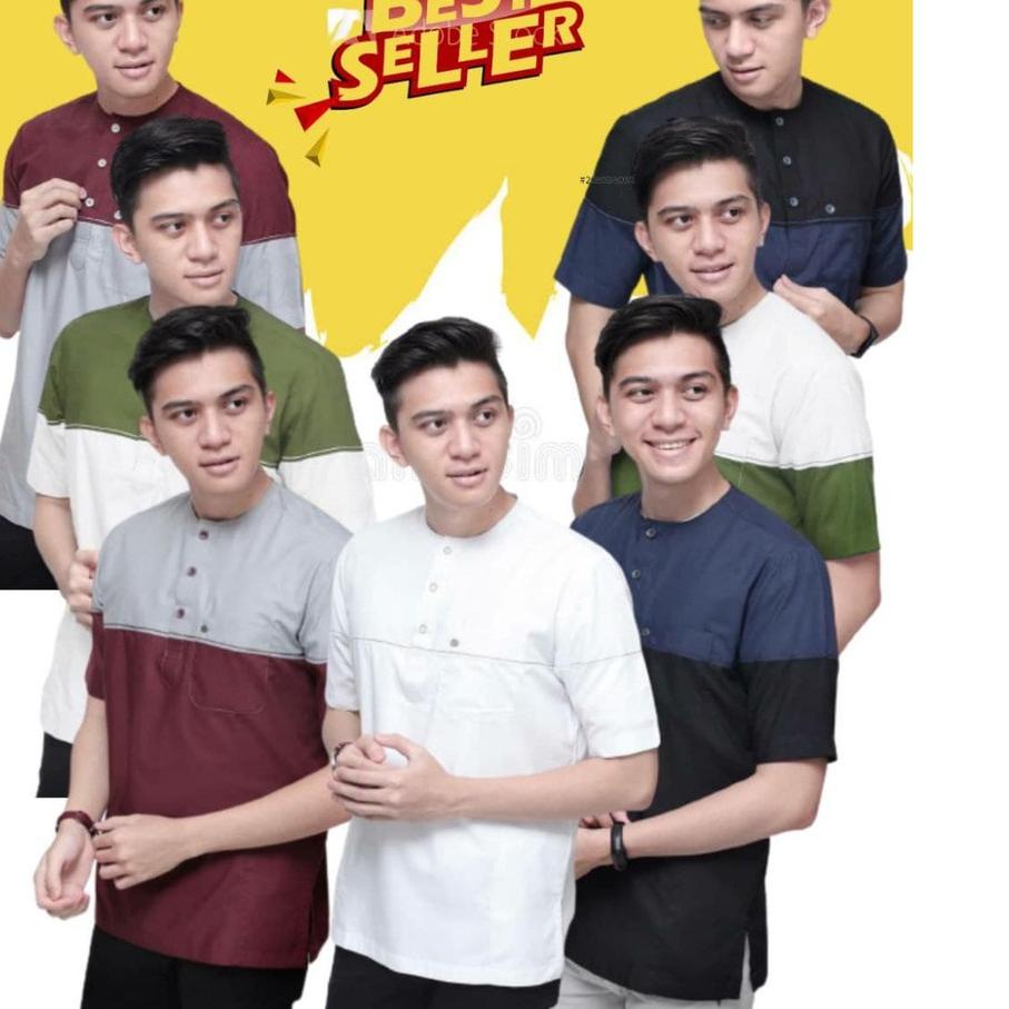 Koko S Gus Azmi Motif Kakedo เสื้อเชิ้ตแขนยาวสีแดงมารอนสีขาว 2020 สี ...