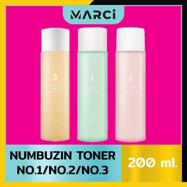 NUMBUZIN TONER NO.1/NO.2/NO.3 [200 ml.] | Shopee Thailand
