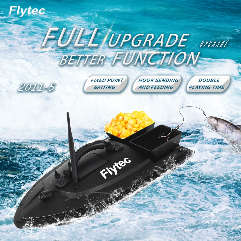 Flytec RC Boat 20115 Fish Finder Fish Boat 1.5kg 500m Remote Control ...