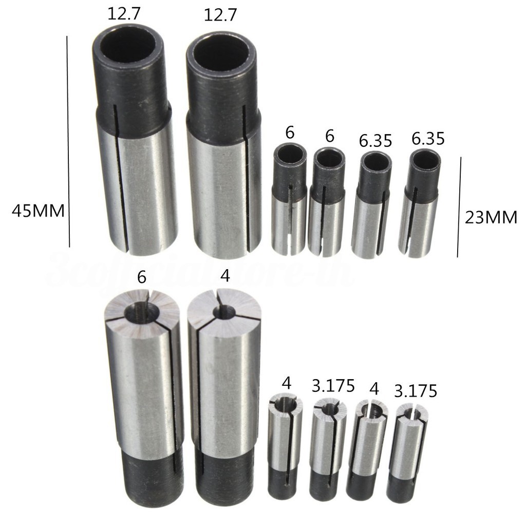 In stock6mm to 3.175mm 18 Precision Engraving Bit CNC Router Tool ...