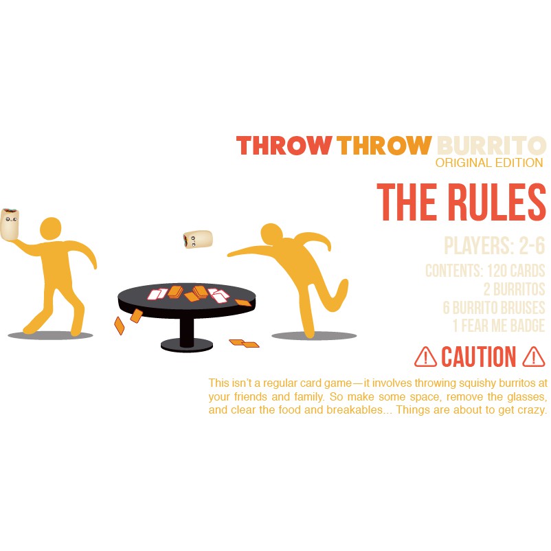 ฟรีซอง Throw Throw Burrito (English Version) Board game บอร์ดเกม ...