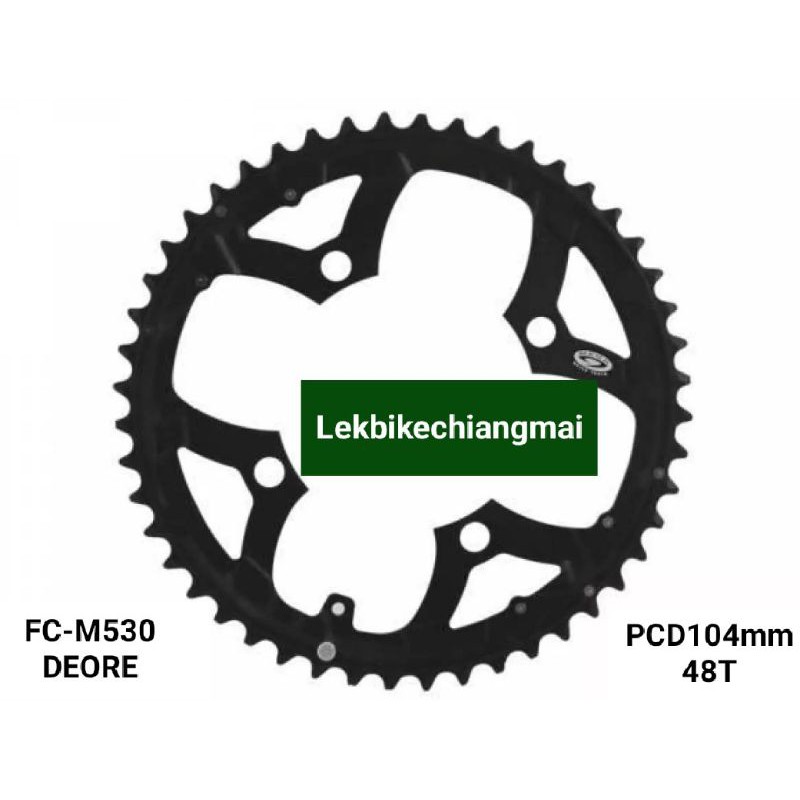 ใบจานหน้า SHIMANO DEORE FC-M530M590 48T 9Speed - lekbikechiangmai - ThaiPick