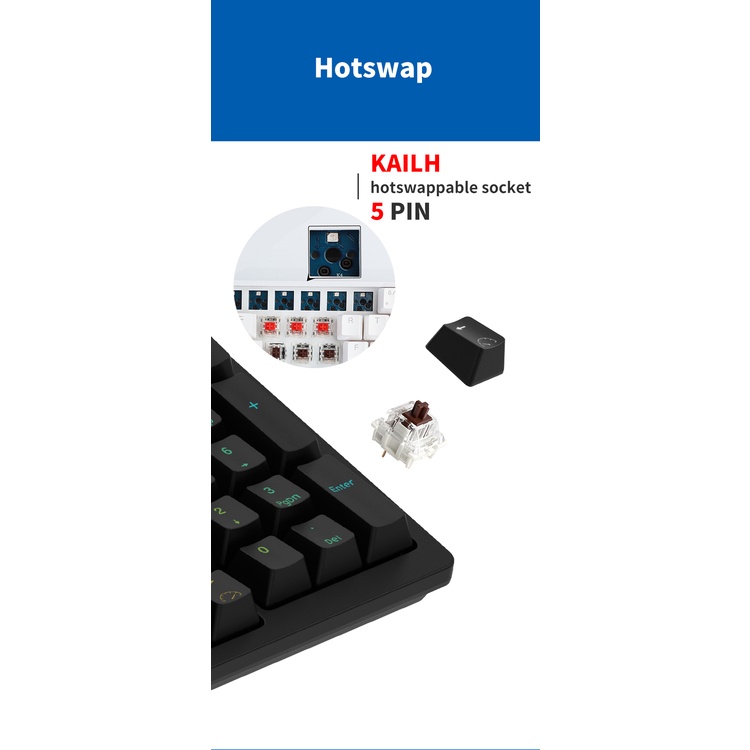 Royal Kludge RK98 RGB - Hotswap ️ Full Size - 98 Keys คีย์บอร์ดไร้สาย ...