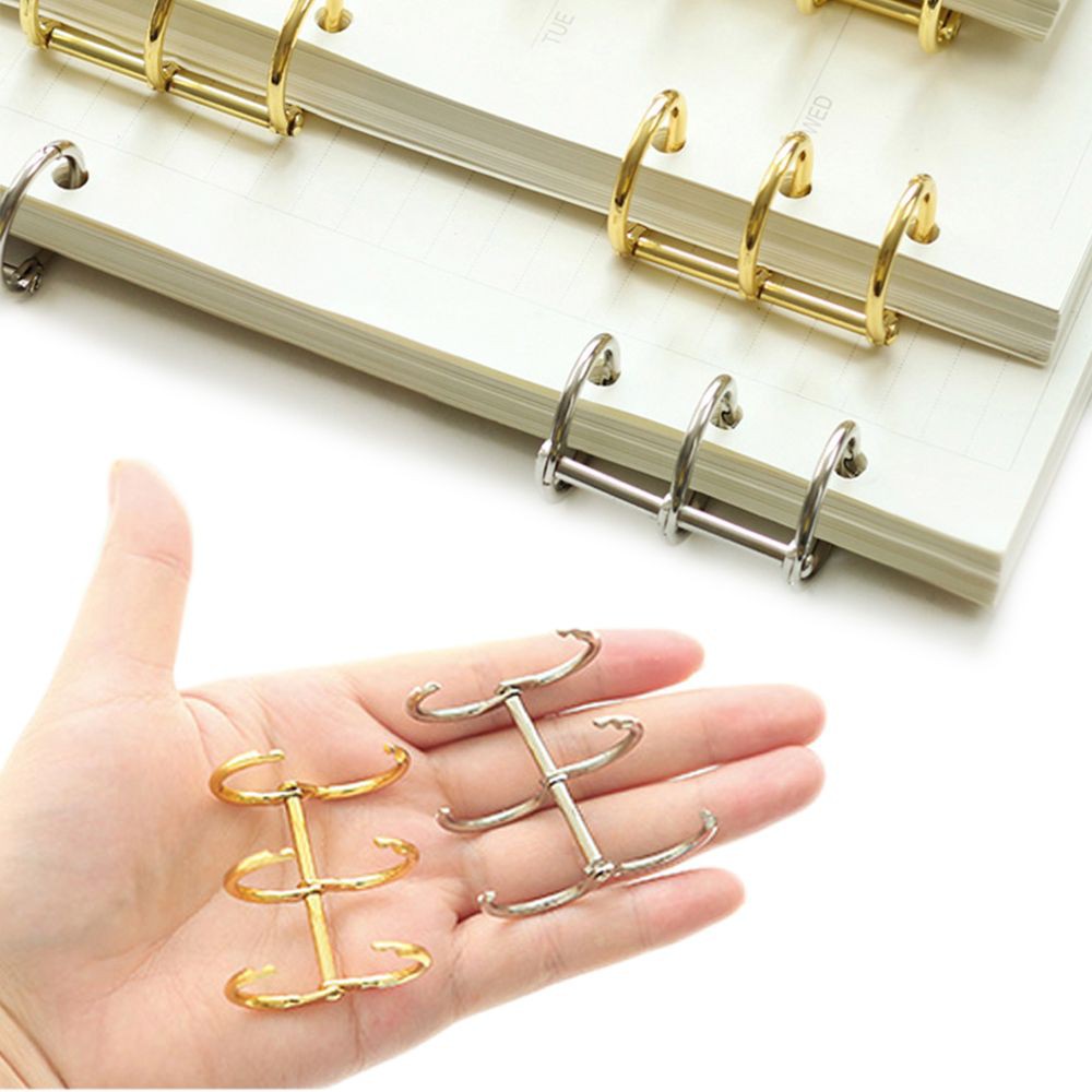 2Pcs/Lot Notebook Metal Craft Scrapbook Clips Hinged Binder Album Loose ...