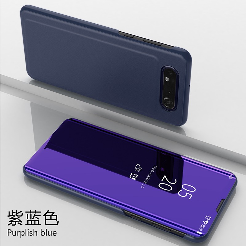 Samsung Galaxy A80 เคส Anti-fall Stand Mirror Case Cover Samsung A80 A ...