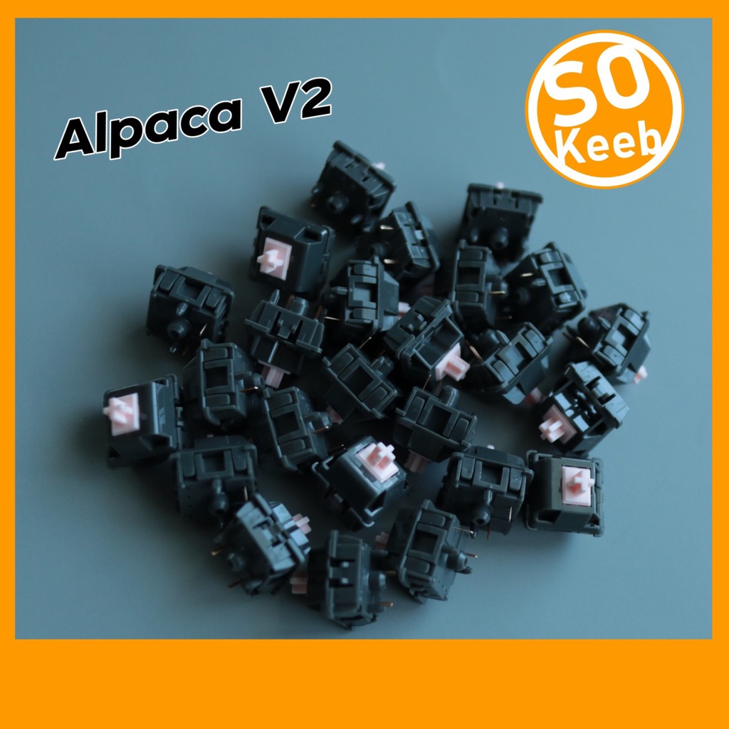 Alpaca V2 Switch (Linear) 10 ชิ้น Mechanical Keyboard Switch - so_keeb ...