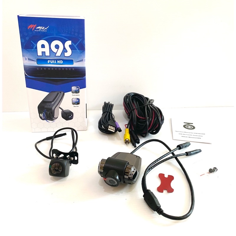 กล้องบันทึกหน้า - หลัง A9S 3 IN 1 สำหรับจอแอนดรอยรถยนต์ - namon69 ...