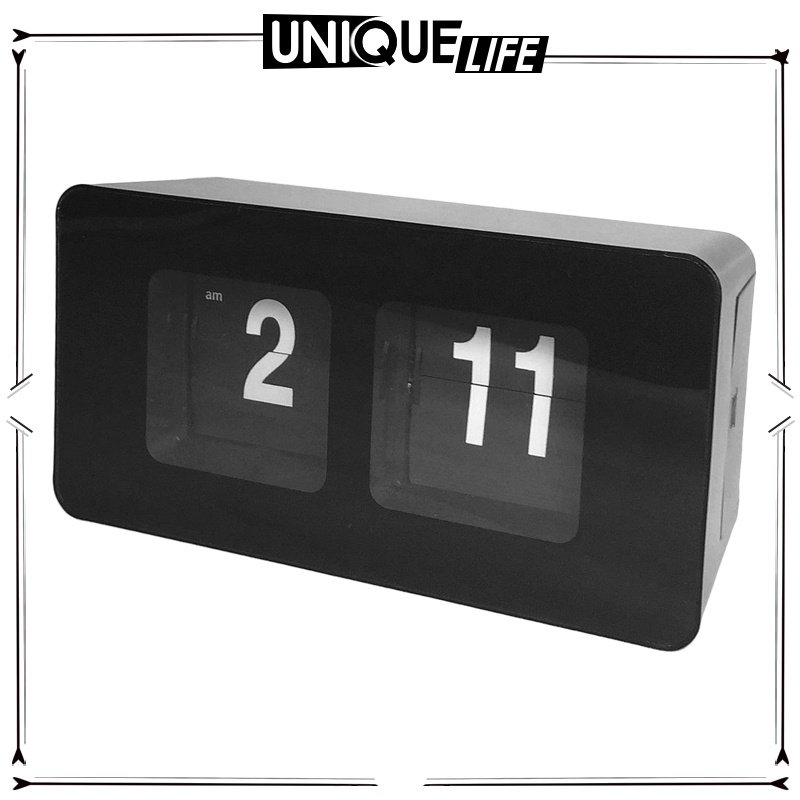 Niuniu appliances Vintage Auto Flip Clock Simple Desk Down Page Clocks ...