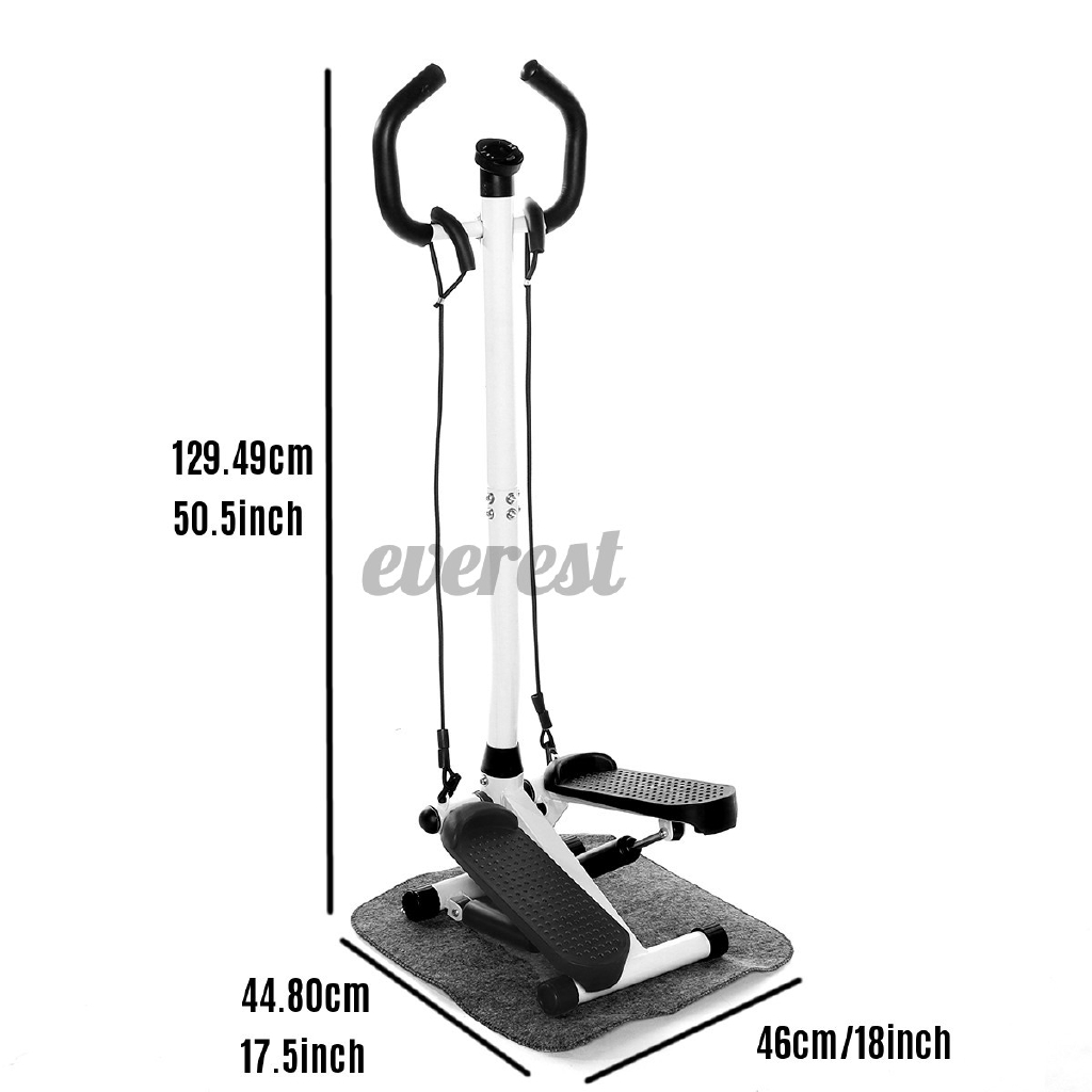 Fitness Workout Exercise Stair Stepper Machine Cardio Equipment Handle ...