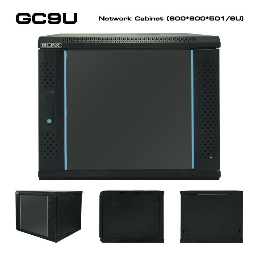 Wall rack 9U ยี่ห้อ Glink - zeus.elec - ThaiPick