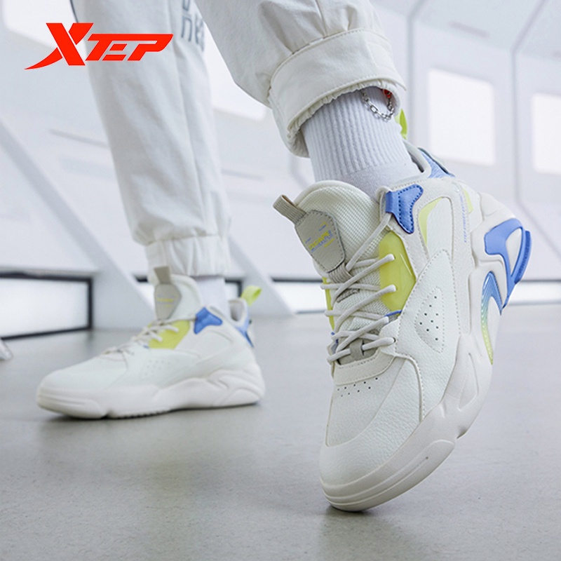 Xtep Fengxing 1.0 รองเท้ากีฬาลําลอง ระบายอากาศ สีขาว ใส่สบาย สําหรับ ...