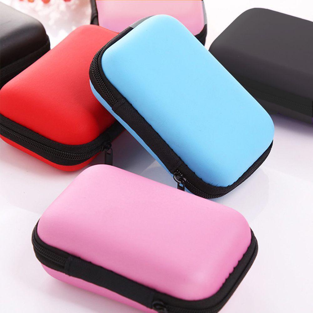 SUHU Mini Coin Purse Earbuds Storage Box Earphone Bag Portable ...