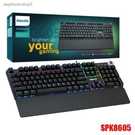จัดส่งเฉพาะจุด จัดส่งในกรุงเทพฯPHILIPS SPK8605 MECHANICAL GAMING ...