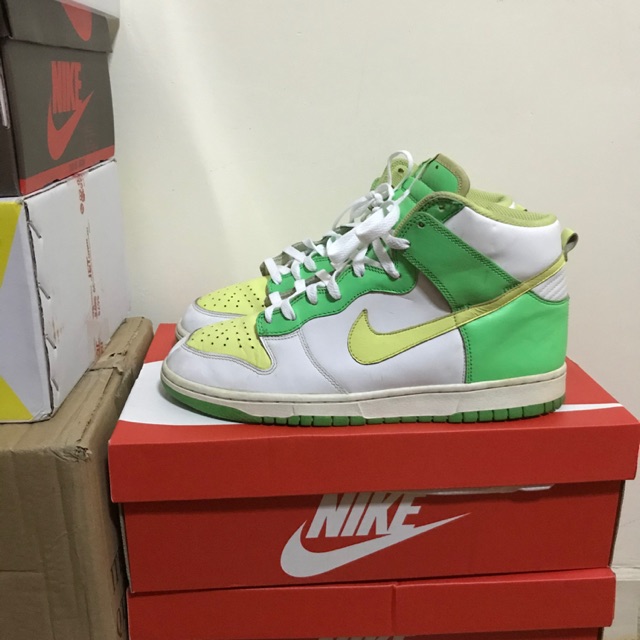 Nike dunk high neon green volt - birdtak - ThaiPick
