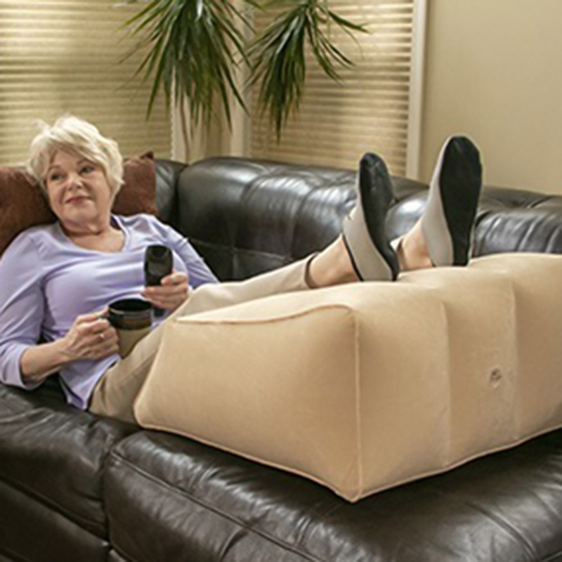 Leg Ramp Inflatable Leg Pillow Wedge Pillow Elevates Legs and Feet for ...