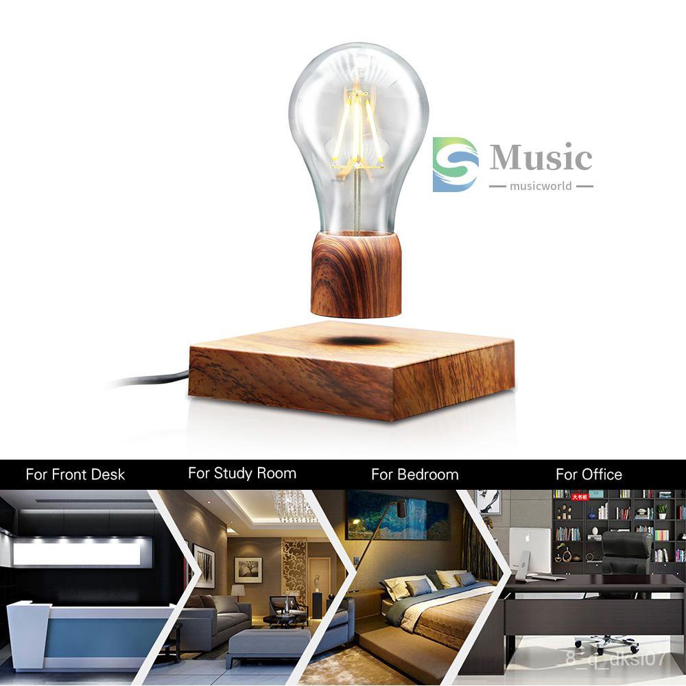[In Stock] Magnetic Levitating Floating Desk Lamp LED Light Bulb Night ...