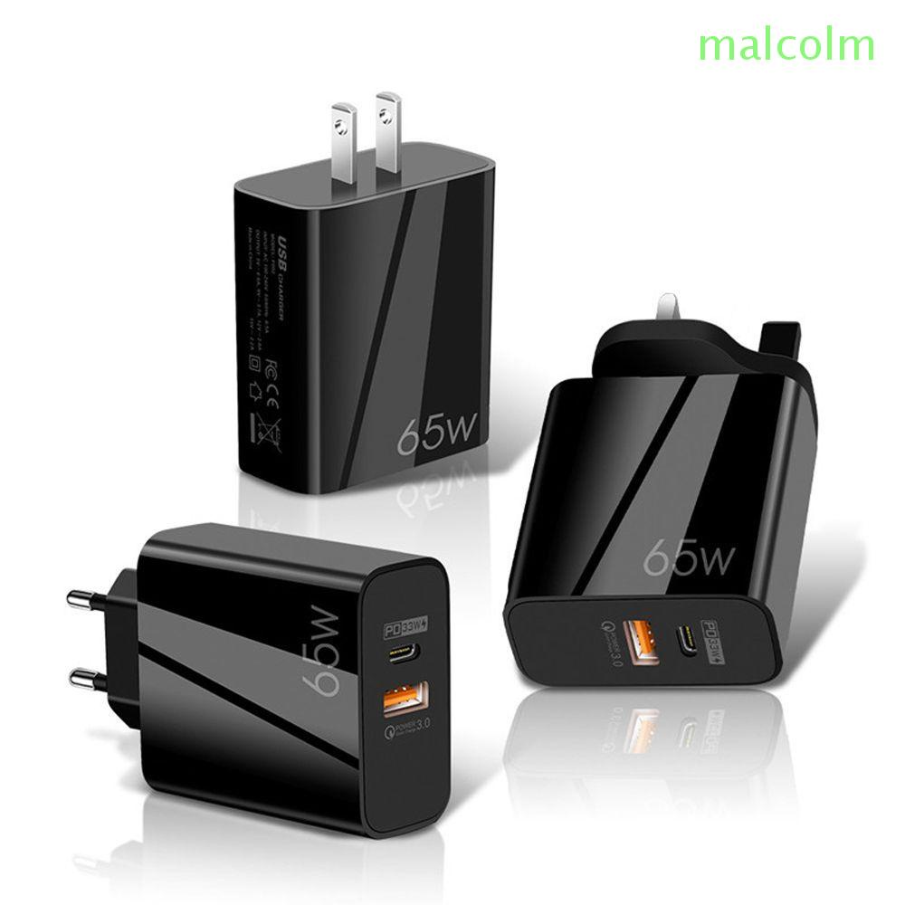 MALCOLM Portable Fast Charge Adapter 65W Phone Charger Adapter Mobile ...