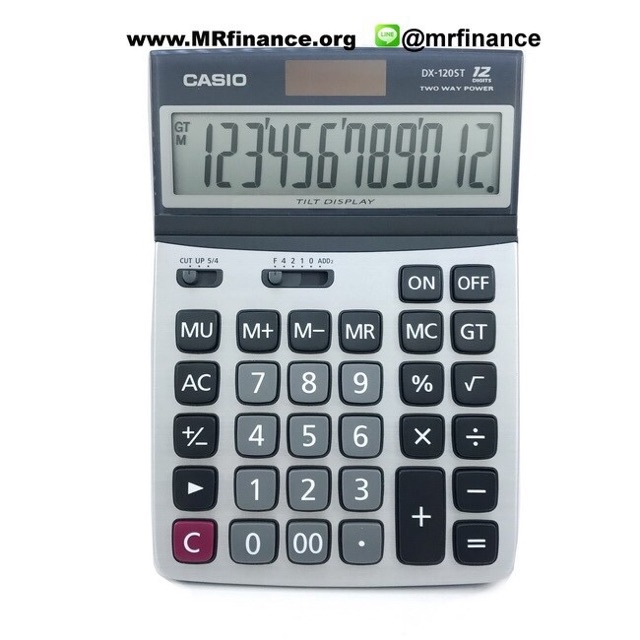Casio DX-120ST เครื่องคิดเลขตั้งโต๊ะคาสิโอ ของใหม่ ของแท้ ...
