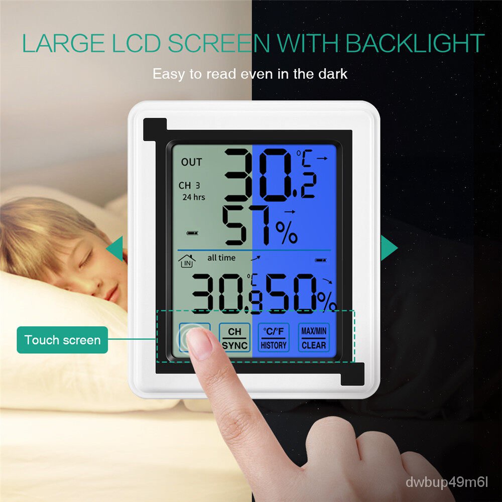 ORIA Digital Hygrometer Thermometer Indoor Humidity Monitor Temperature ...