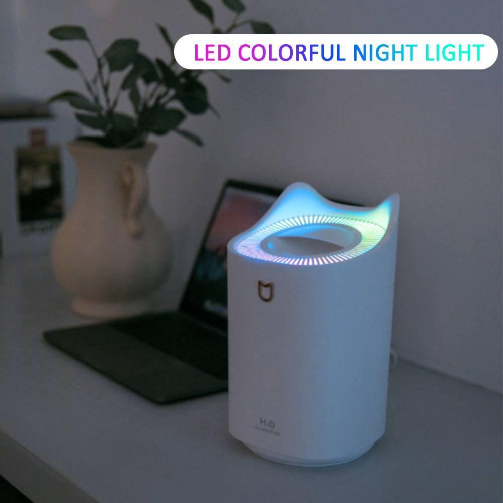 {new}3000ML Humidifiers Air Humidifier USB Anti-Burn Aroma Diffuser ...