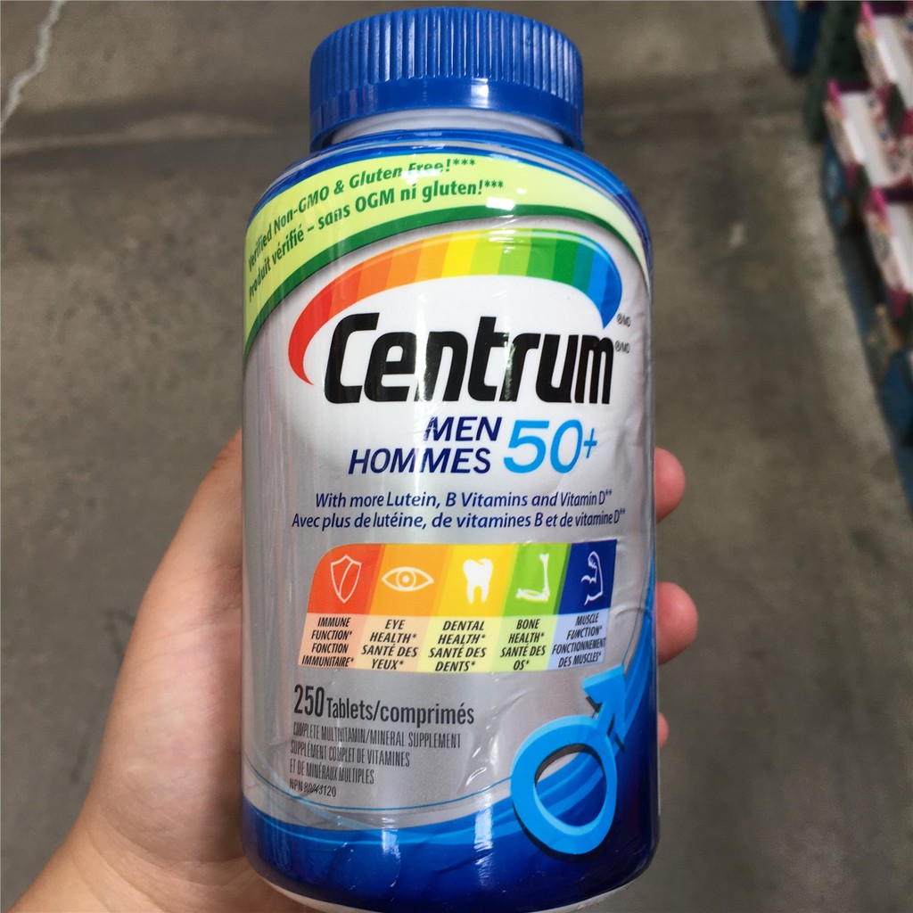 จดหมายจากแคนาดา Centrum Senior Men s 50+ Multi-Vitamins and Minerals ...