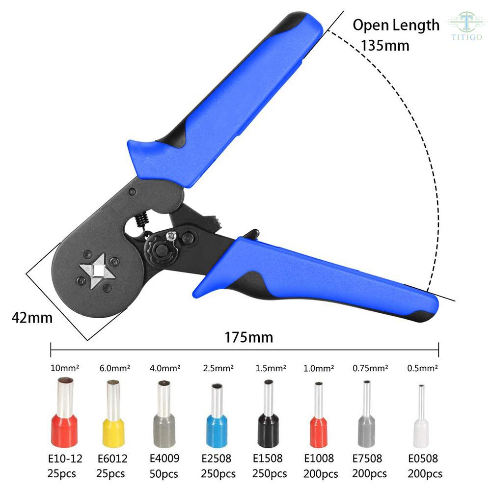 JK Ferrule Crimping Tool Kit Ferrule Crimper Plier 1200Pcs Wire ...