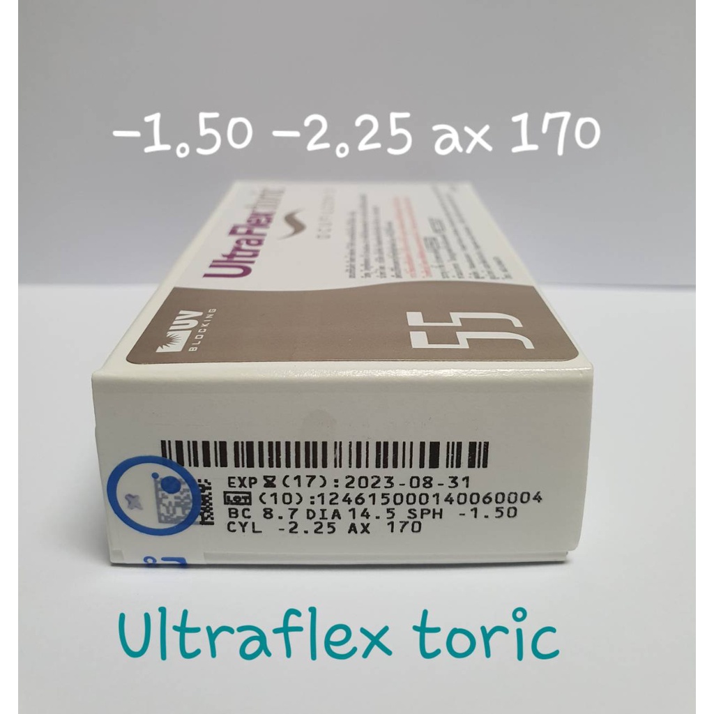 คอนแทคเลนส์ สายตาเอียง Maxim lite toric Ultraflex Toric รายเดือน ...