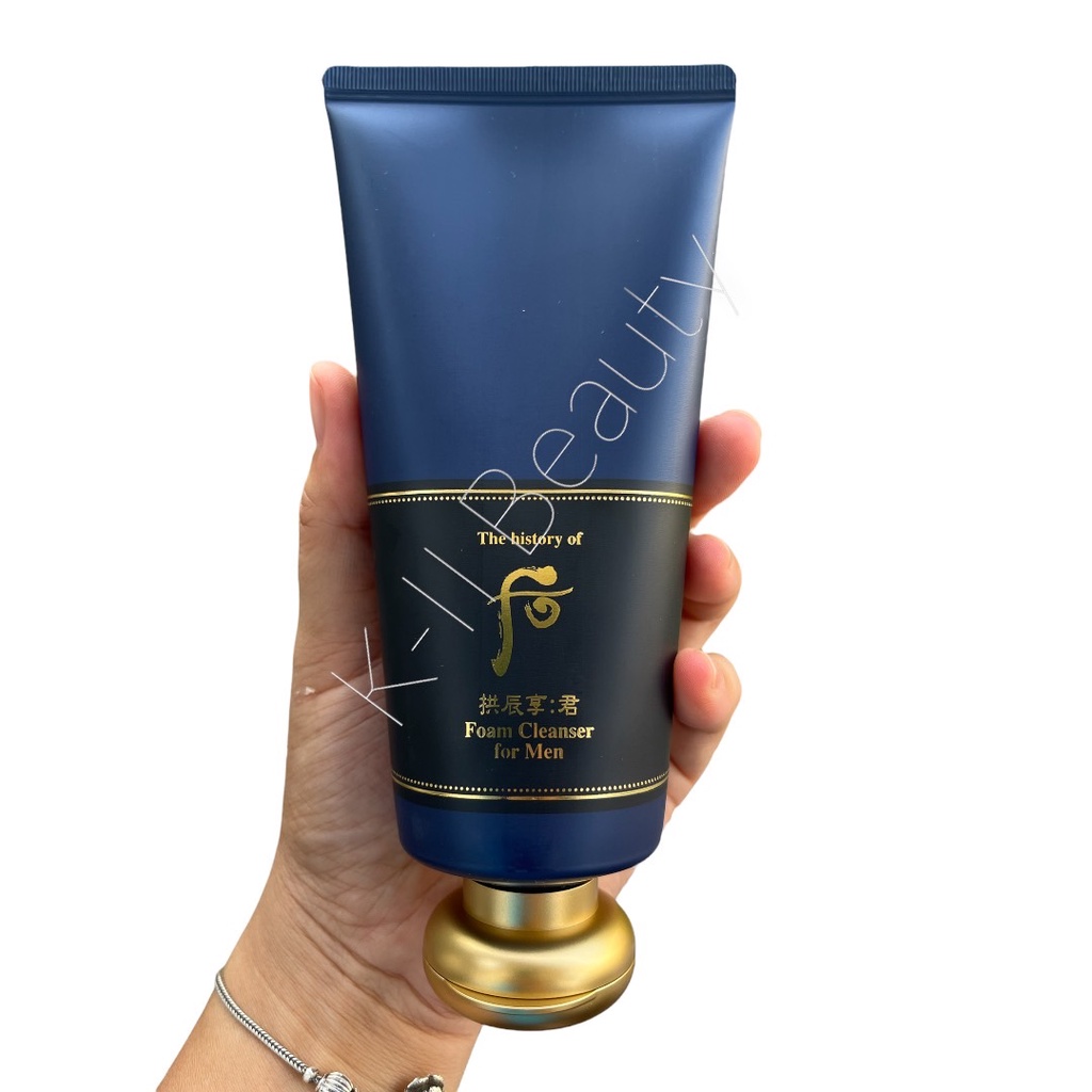 พร้อมส่ง The History of Whoo Foam Cleanser for Men 180ml (แถมกันแดด)โฟม ...