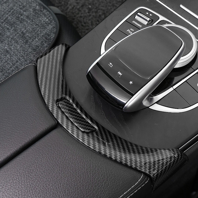 Car Center Console Armrest Box Buttons Frame Decoration Sticker Trim ...