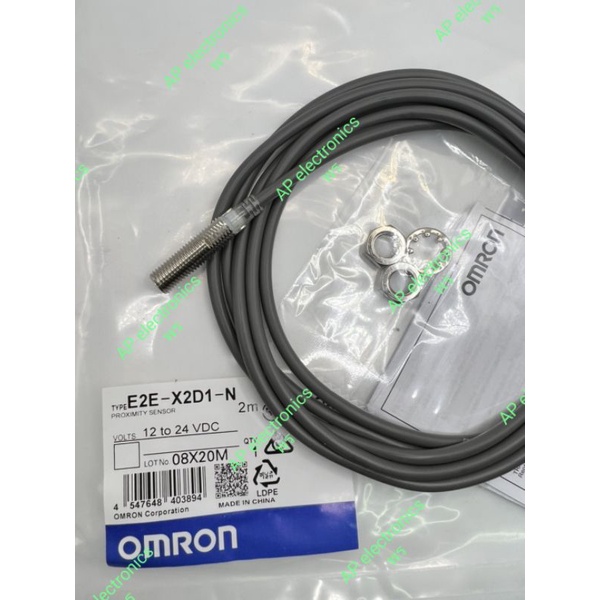 E2E-X2D1-N Omron Proximity Switch Sensor เซ็นเซอร์ รุ่น E2E-X2D1-N ขนาด8มิล(2สาย NO)ใช้ ลดเหลือ ฿855