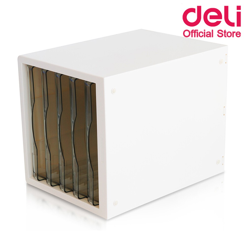Deli 9777 File Cabinet ตู้เก็บเอกสารแฟนซี ขนาด 275340260mm (A4) แบบ 5 ...