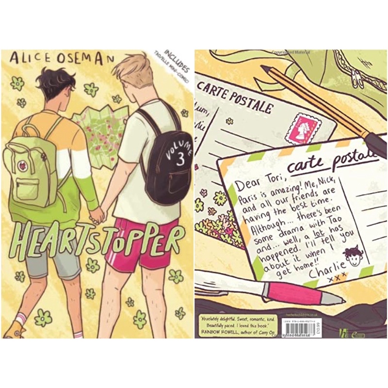 หนังสือภาษาอังกฤษ Heartstopper Volume 1 2 3 4 Alice Oseman yearbook ...