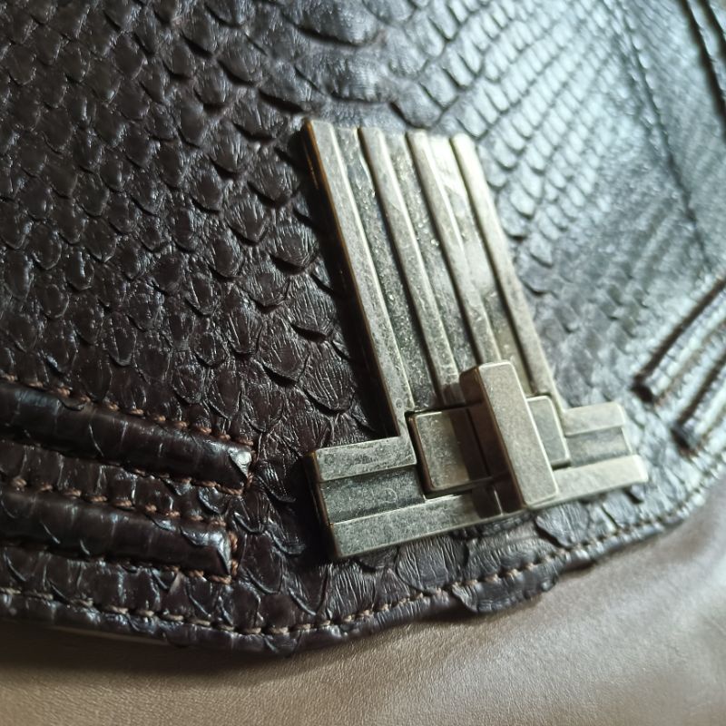 LANVIN Python Chain Bag - vbbags - ThaiPick