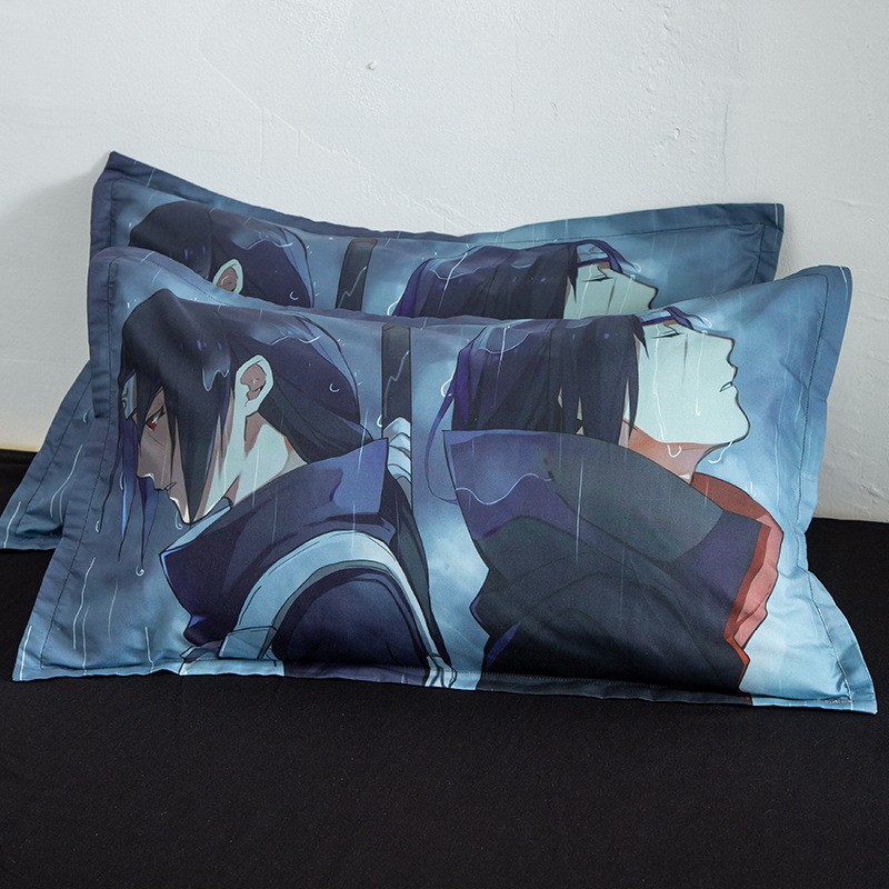 Home Cartoon Anime Brushed Pillow Case Double Single Student Dorm ...